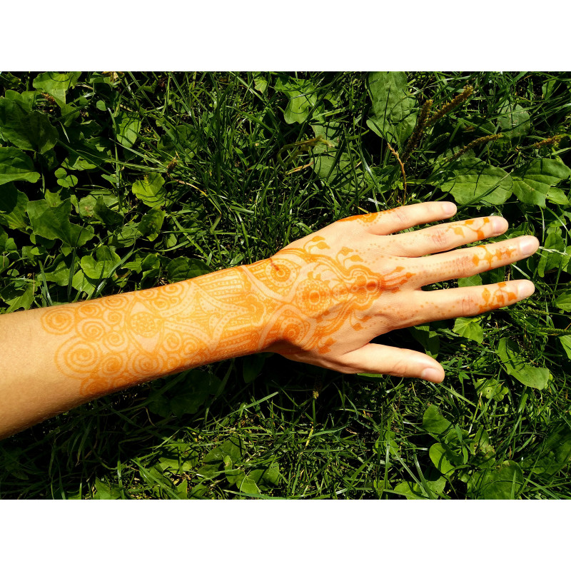 Kaveri henna marrón natural (3 conos) | set creativo